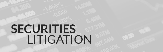 Securities Litigation | Quinn Emanuel Urquhart & Sullivan, LLP